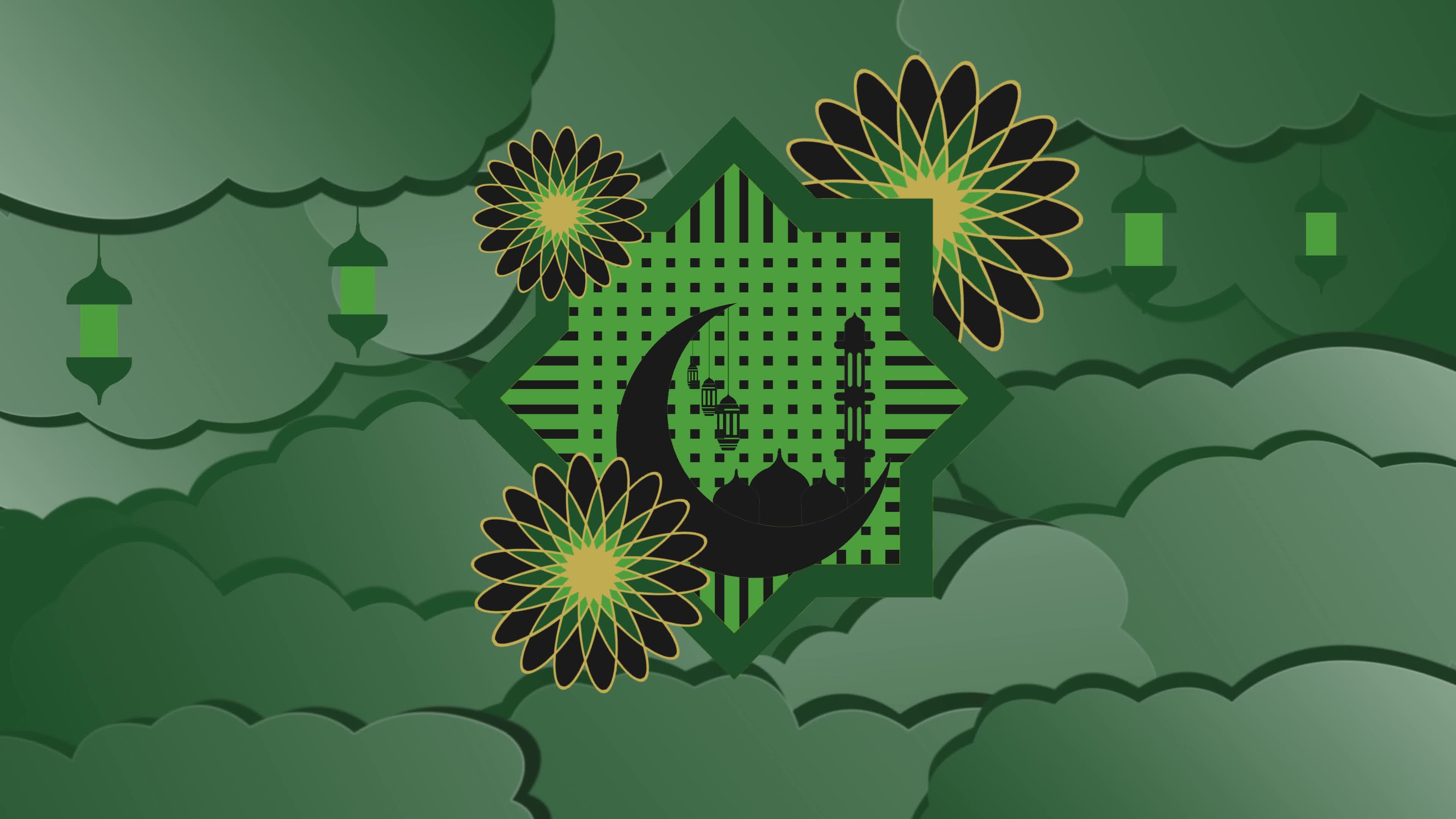 ramadan kareem animation, ramadan mubarak 6435376 Stock Video at Vecteezy