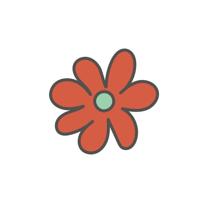 Simple Flower Icon Vector Art, Icons, and Graphics for Free Download