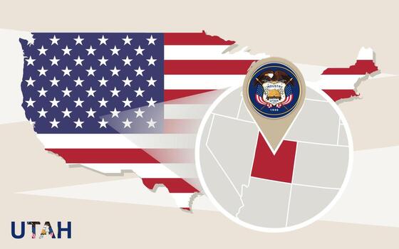 Utah Flag Vector Art, Icons, and Graphics for Free Download