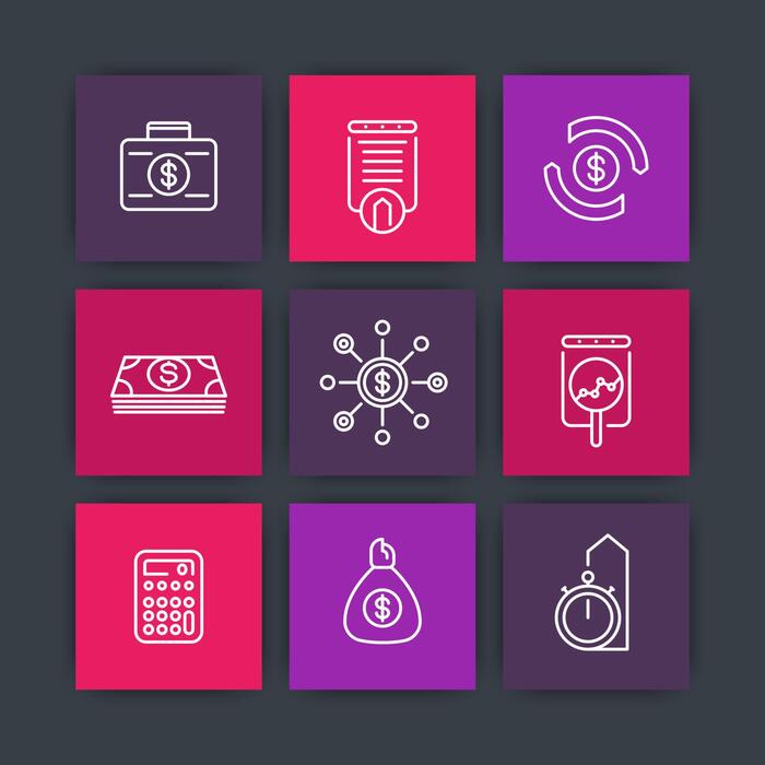 Financial Management Icon Vector Art, Icons, and Graphics for Free Download