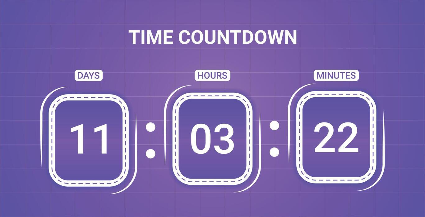 Countdown Timer Vector Art, Icons, and Graphics for Free Download