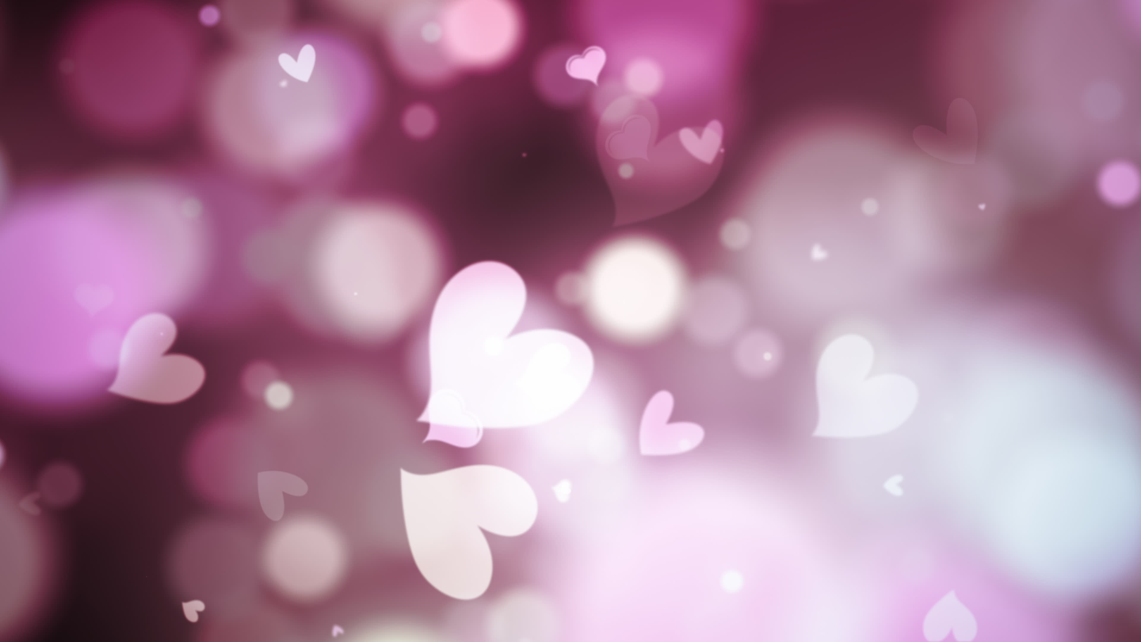 Heart Bokeh Wallpaper