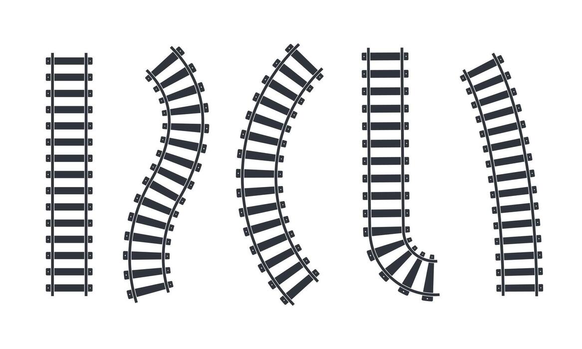 Train Tracks Vector Art, Icons, and Graphics for Free Download