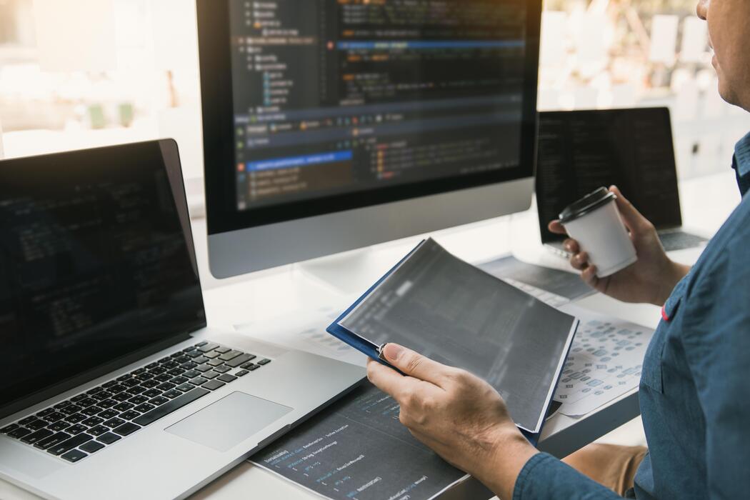 Software Company Profile Template Stock Photos, Images and Backgrounds ...