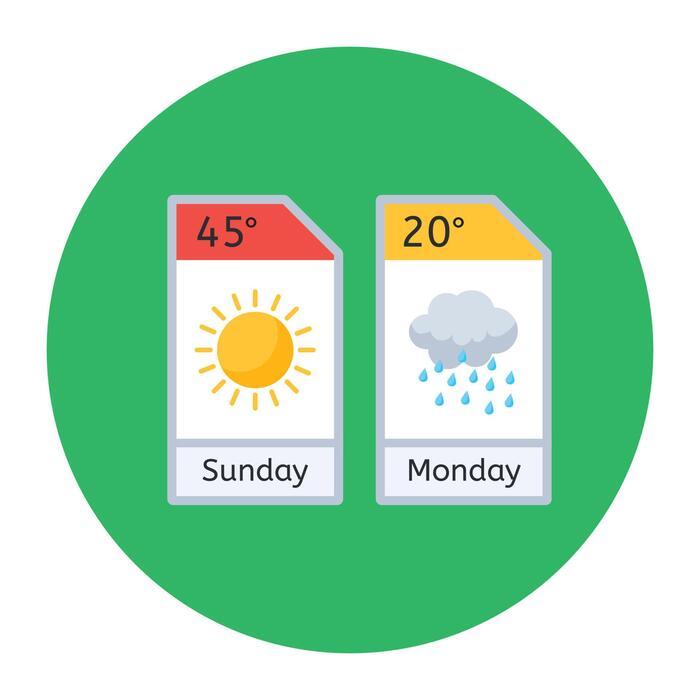 Weather Forecast Vector Art, Icons, and Graphics for Free Download
