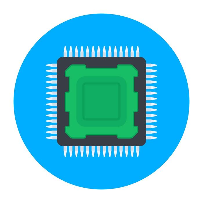 Computer Chip Icon Vector Art, Icons, and Graphics for Free Download