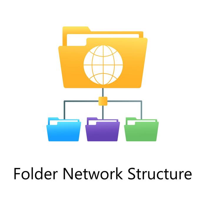 Folder Structure Vector Art, Icons, and Graphics for Free Download