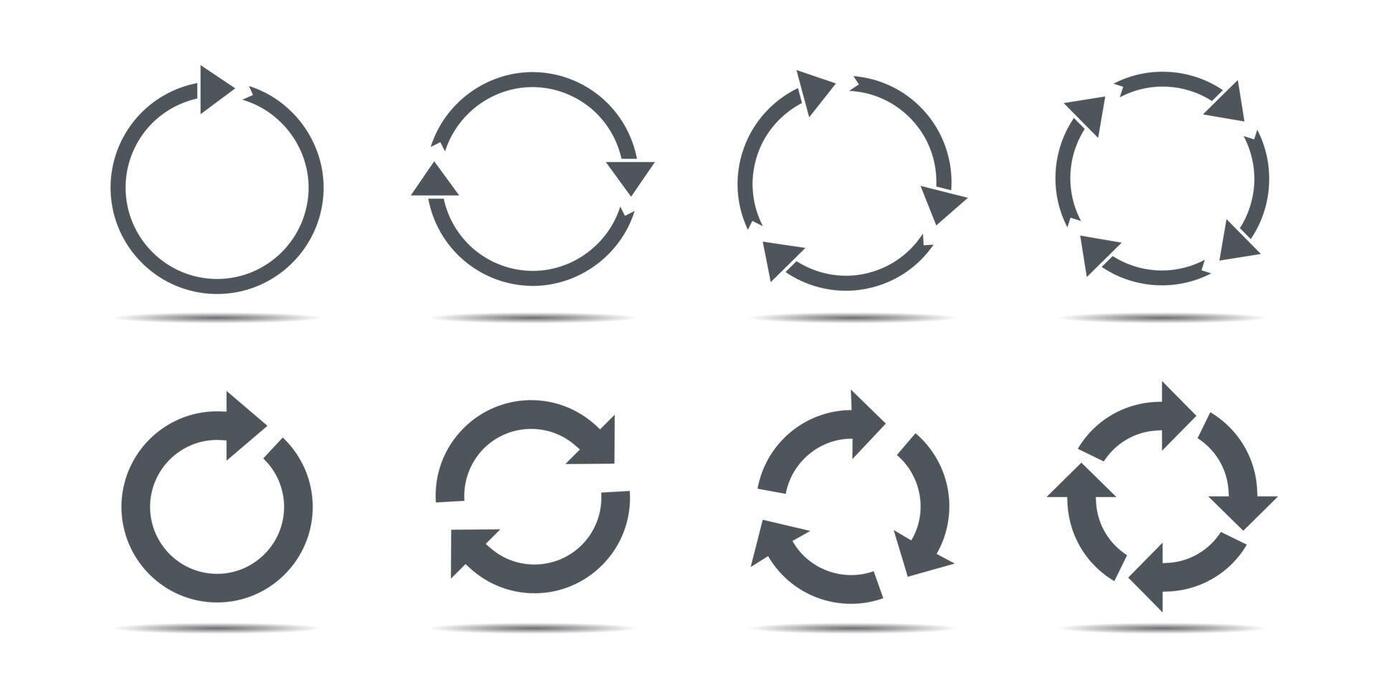 4 Arrow Circle Vector Art, Icons, and Graphics for Free Download