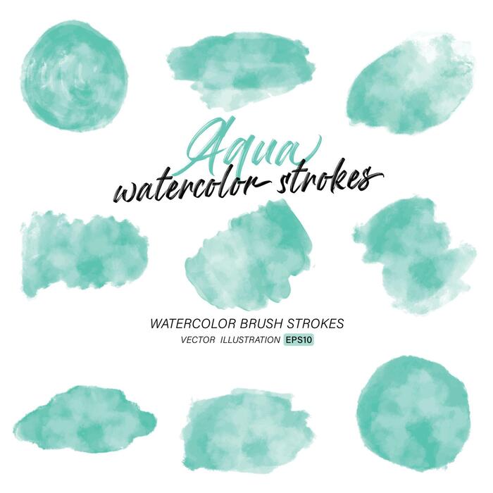 Watercolor Brush Strokes Vector Art, Icons, and Graphics for Free Download