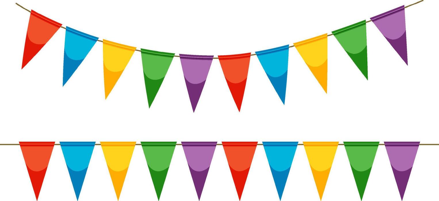 String Of Flags Vector Art, Icons, and Graphics for Free Download