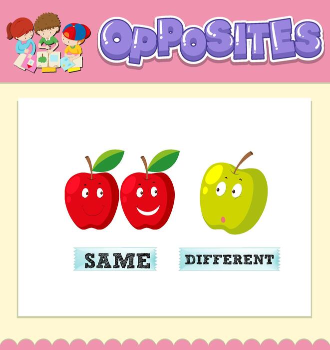 Same Different Vector Art, Icons, and Graphics for Free Download