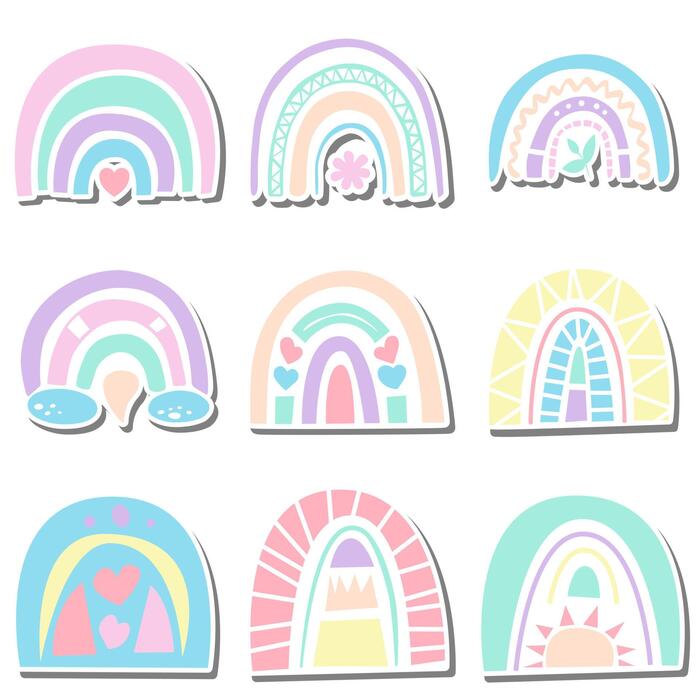Rainbow Vector Art, Icons, and Graphics for Free Download