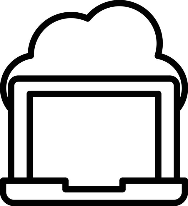 Laptop Cloud Vector Art, Icons, and Graphics for Free Download