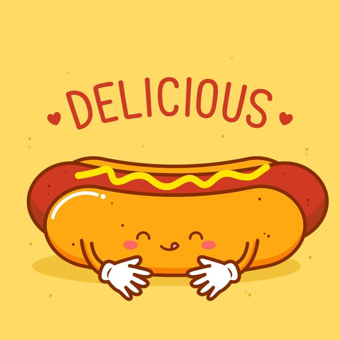 Funny Hot Dog Vector Art, Icons, and Graphics for Free Download