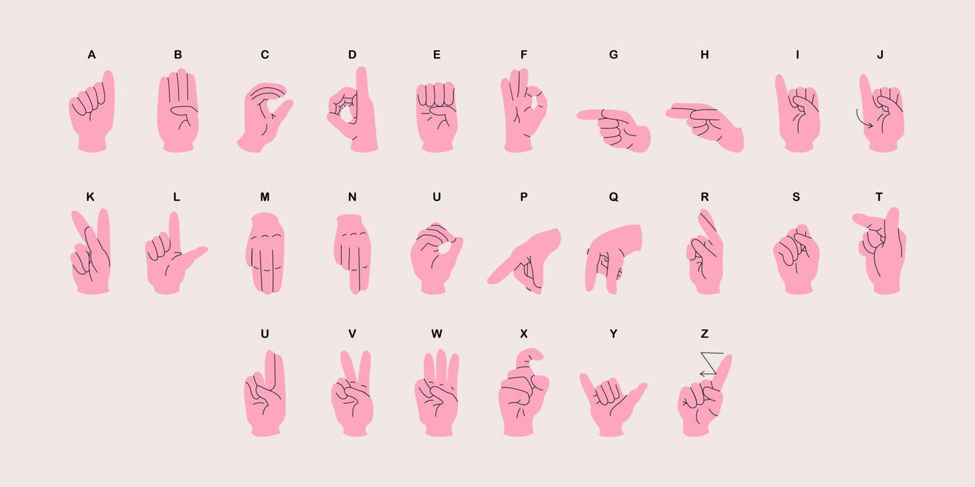 Sign Language Vector Art, Icons, and Graphics for Free Download