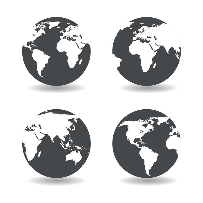 Earth Globe Vector Art, Icons, and Graphics for Free Download