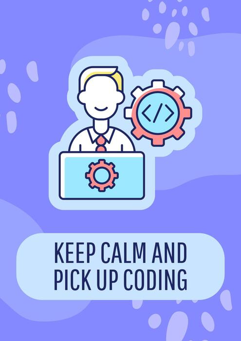 Coding Poster Vector Art, Icons, and Graphics for Free Download