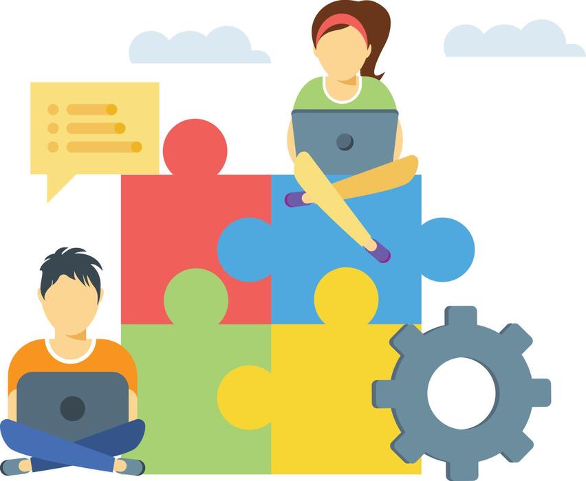 Boy Using Laptop Vector Art, Icons, and Graphics for Free Download