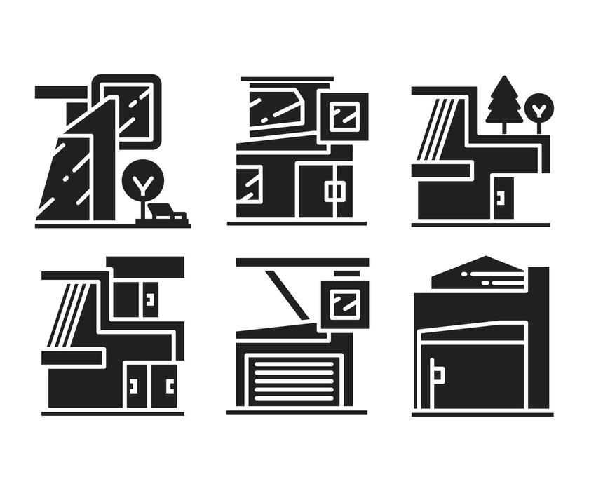 Architecture Icons Vector Art, Icons, and Graphics for Free Download