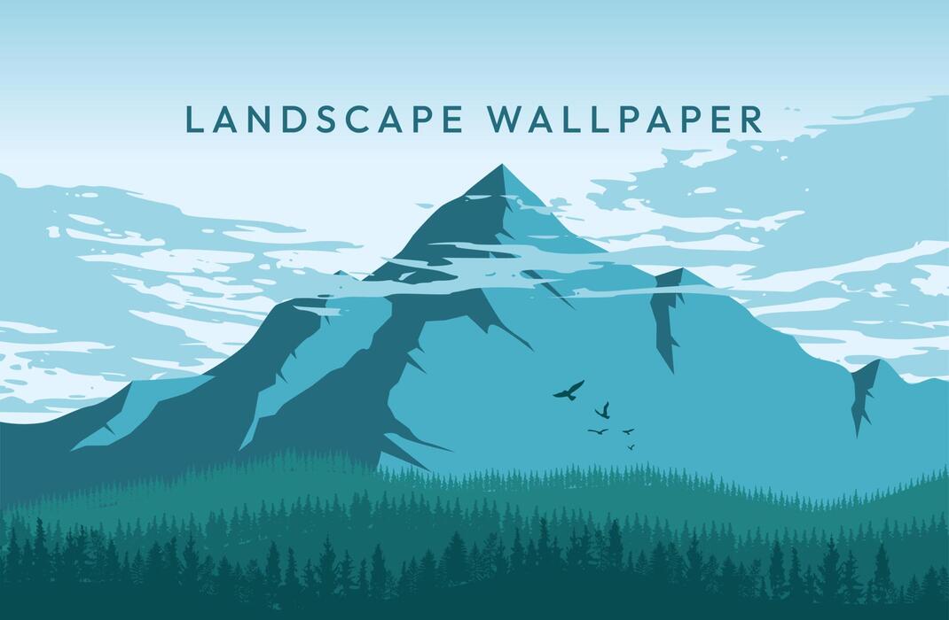 Landscape Wallpaper Vector Art, Icons, and Graphics for Free Download