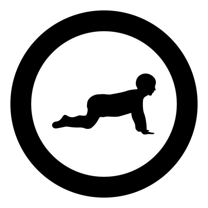 Baby Crawling Vector Art, Icons, and Graphics for Free Download