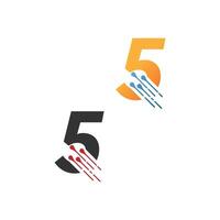 5 Logo Vector