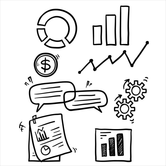 Data Doodle Vector Art, Icons, and Graphics for Free Download