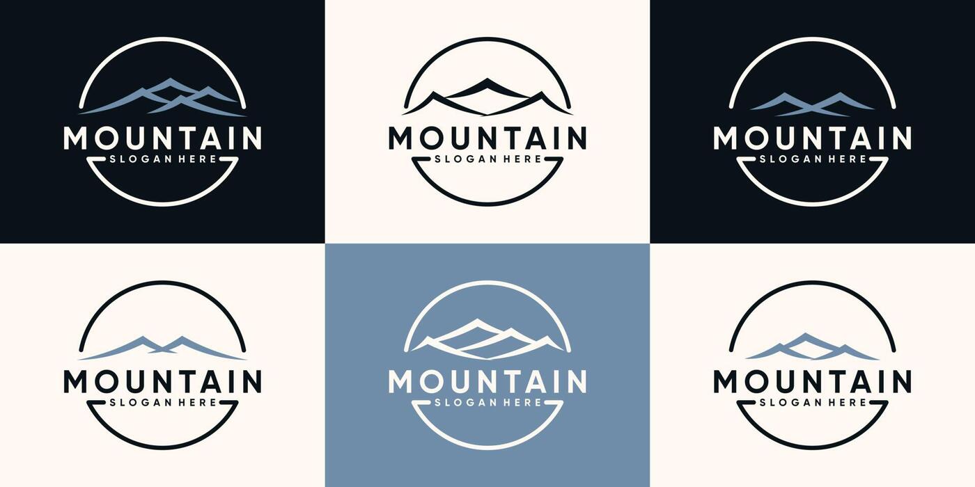 Mountain Logo Vector Art, Icons, and Graphics for Free Download