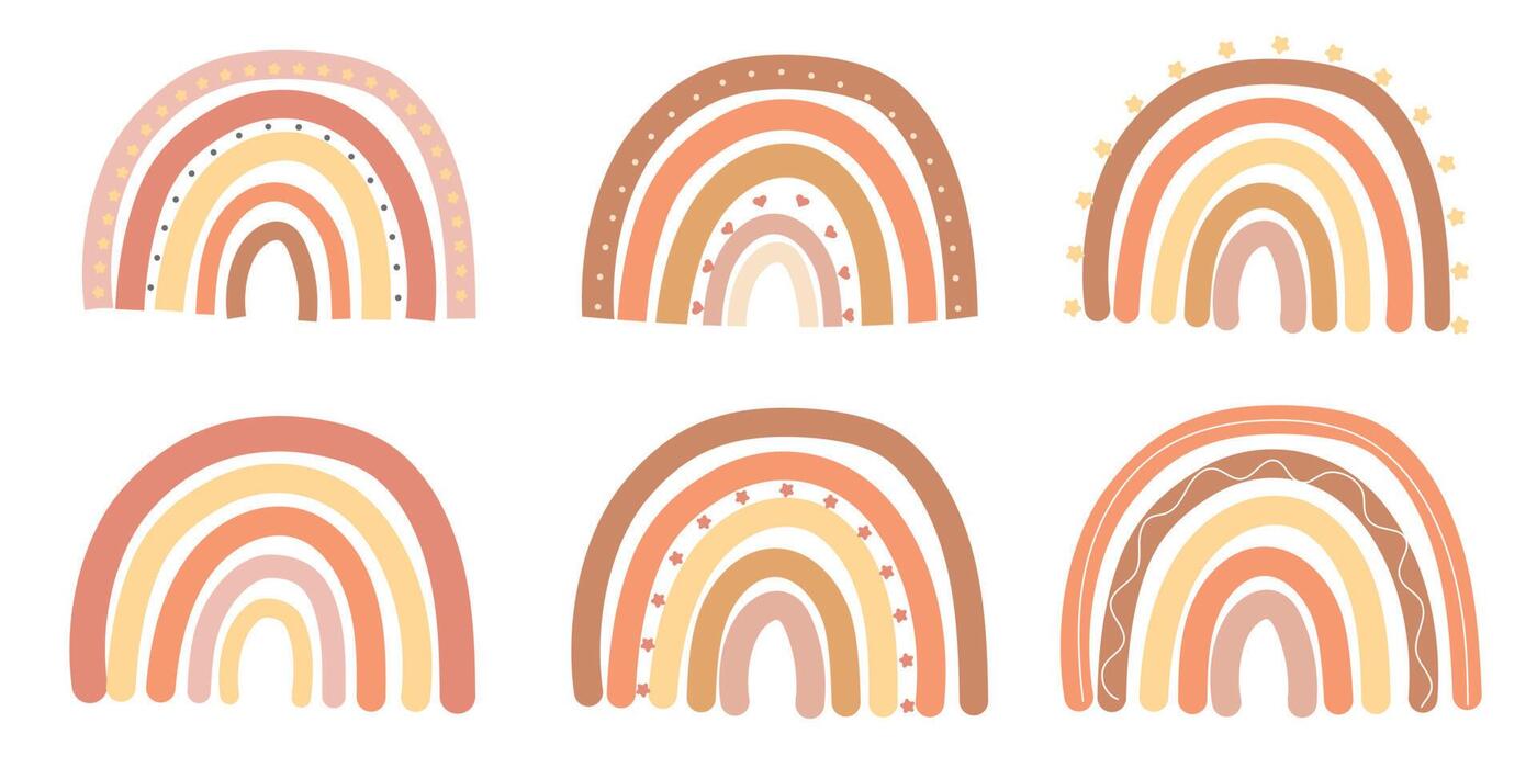 Boho Rainbow Vector Art, Icons, and Graphics for Free Download