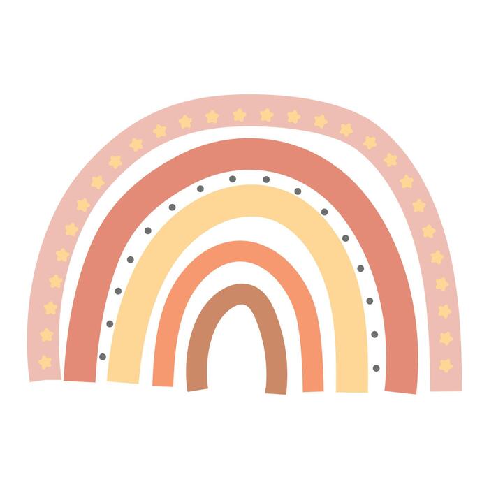 Boho Rainbow Vector Art, Icons, and Graphics for Free Download