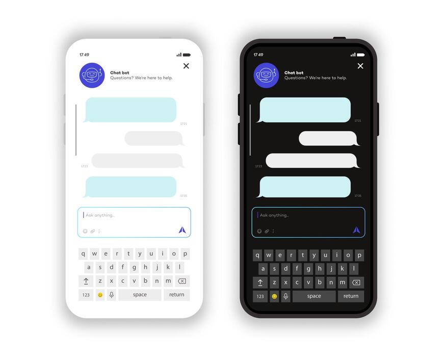Whatsapp Chat Mockup Vector Art Icons And Graphics For Free Download