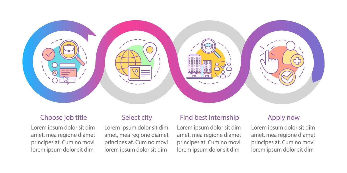 Workflow Infographic Vector Art, Icons, and Graphics for Free Download