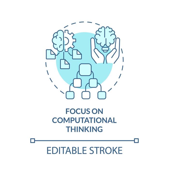 Computational Thinking Vector Art, Icons, and Graphics for Free Download