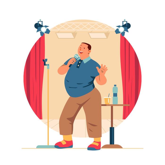 Comedian Vector Art, Icons, and Graphics for Free Download