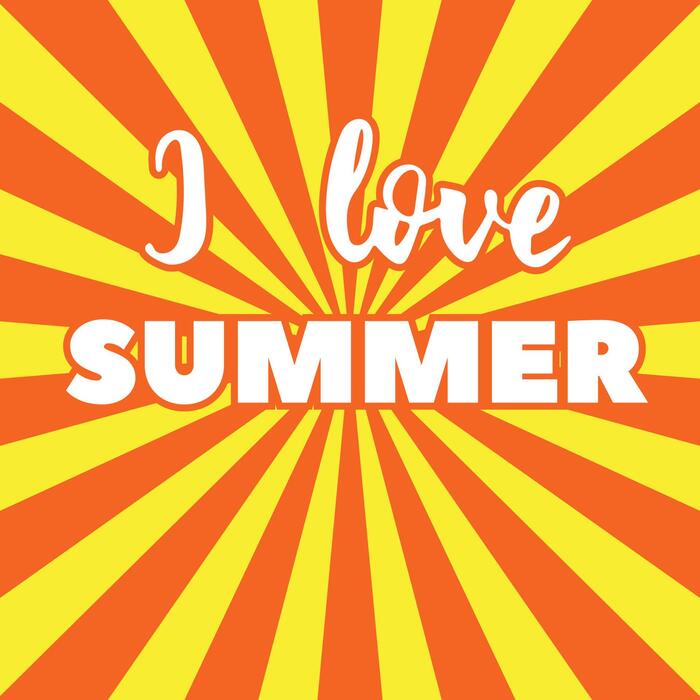 I Love Summer Vector Art, Icons, and Graphics for Free Download