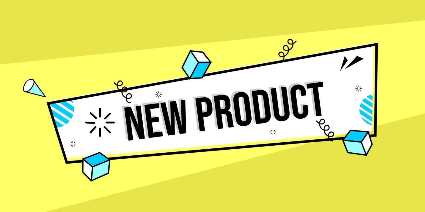 Introducing New Product Banner Vector Art, Icons, and Graphics for Free Download