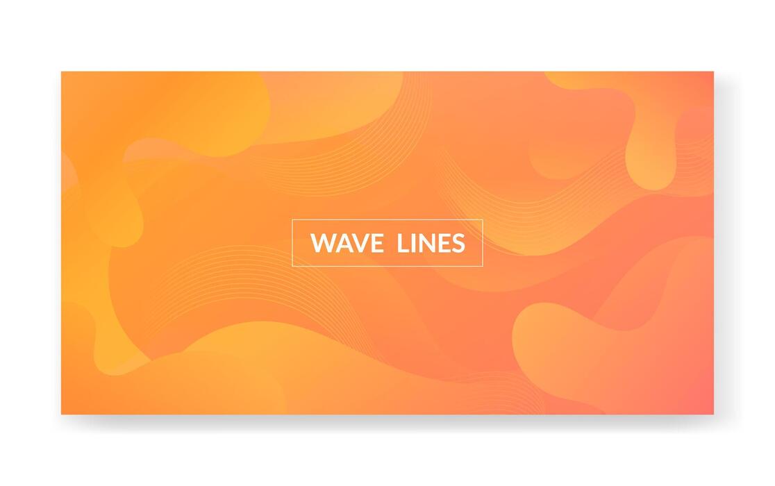 Orange Wave Background Vector Art Icons And Graphics For Free Download