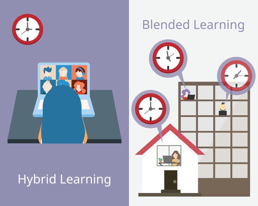 Hybrid Learning Vector Art, Icons, and Graphics for Free Download