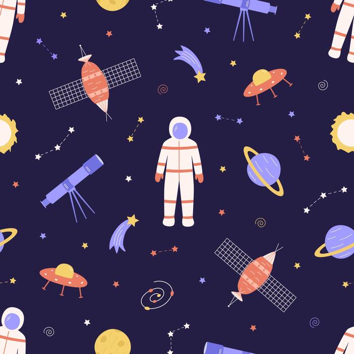 Space Pattern Vector Art, Icons, and Graphics for Free Download