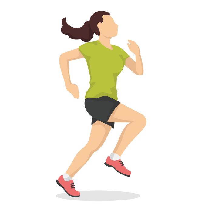 Female Runner Vector Art, Icons, and Graphics for Free Download