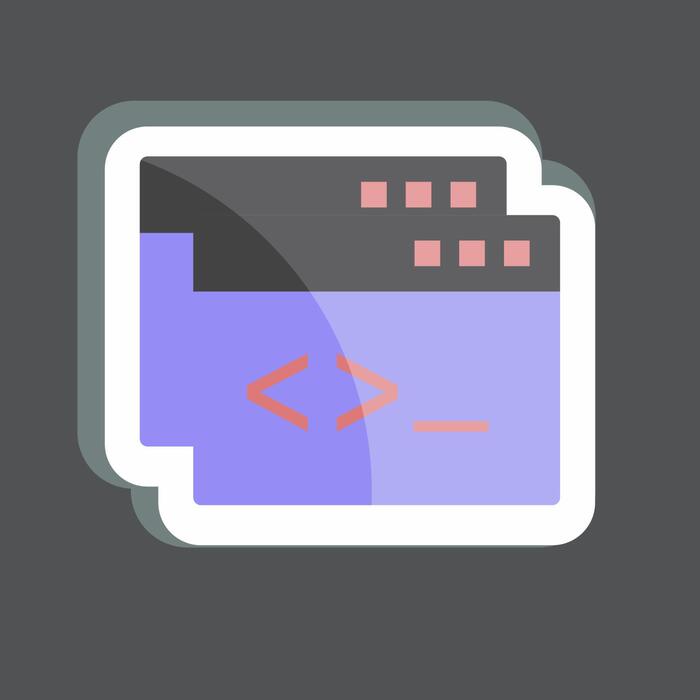 Programming Sticker Vector Art, Icons, and Graphics for Free Download