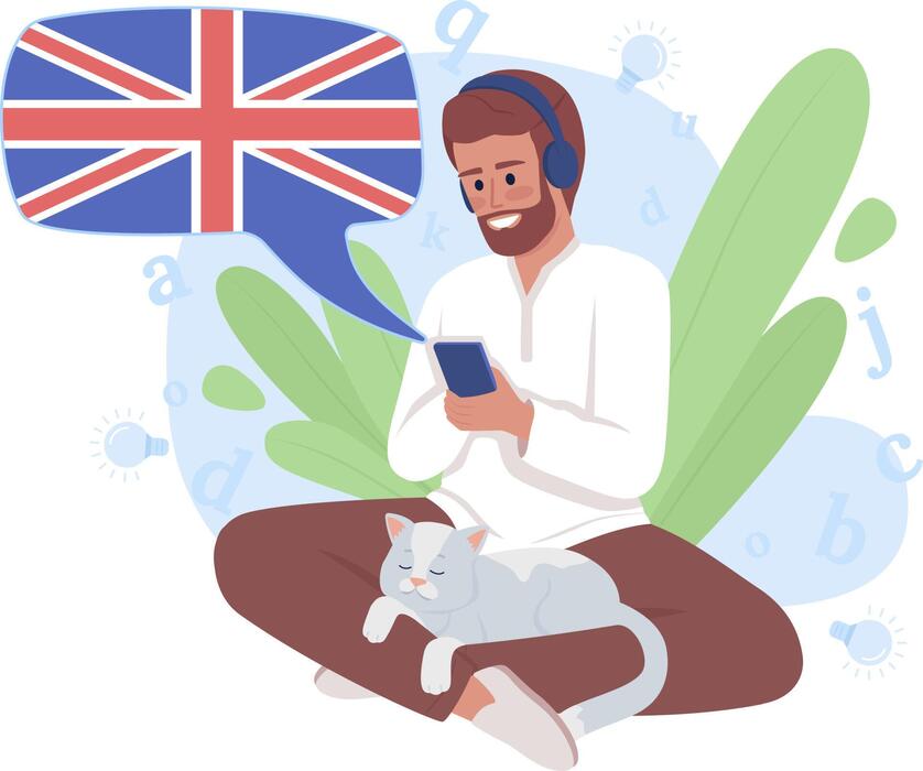 English Course Vector Art, Icons, and Graphics for Free Download