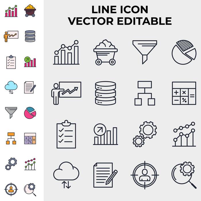 Data Analysis Logo Vector Art, Icons, and Graphics for Free Download