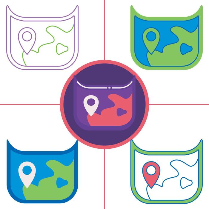 Map Logo Vector Art, Icons, and Graphics for Free Download
