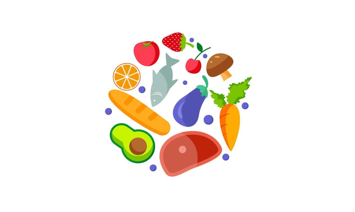 Healthy Food Vector Art, Icons, and Graphics for Free Download