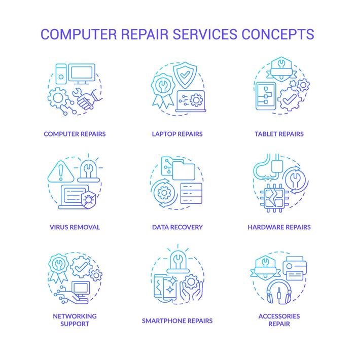 Computer Repair Vector Art, Icons, and Graphics for Free Download