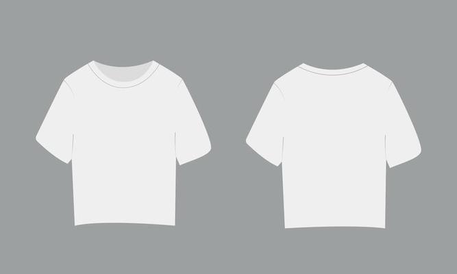White T Shirt Template Vector Art Icons And Graphics For Free Download