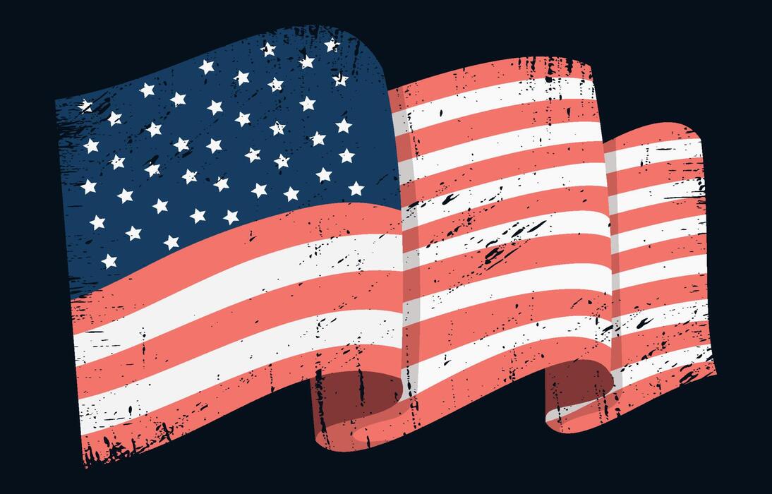 Vintage American Flag Vector Art, Icons, and Graphics for Free Download