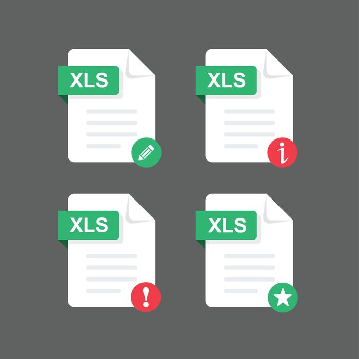 Excel File Vector Art, Icons, and Graphics for Free Download