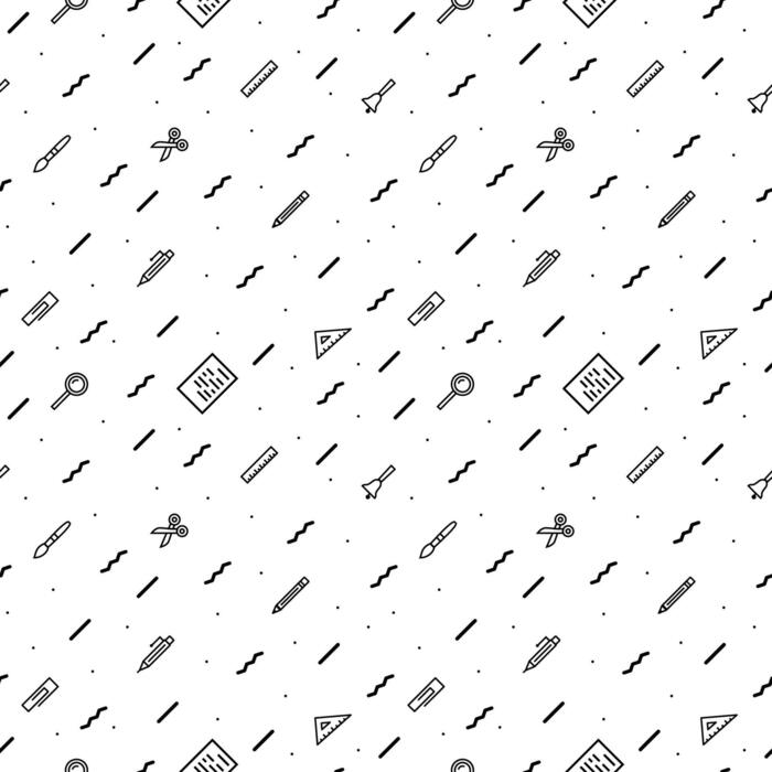 Graphic Designer Tools Icon Pattern Background Vector Art, Icons, and ...